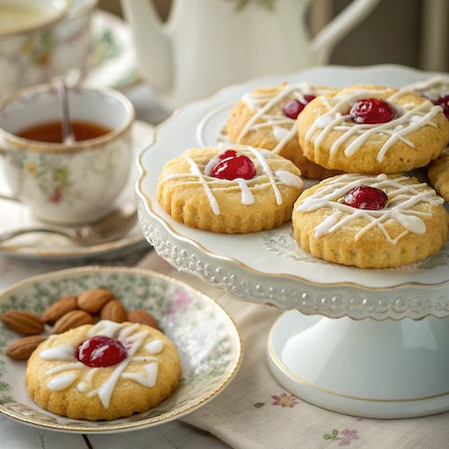 Cherry Bakewell Biscuits | Recipe |Relaxed Recipes